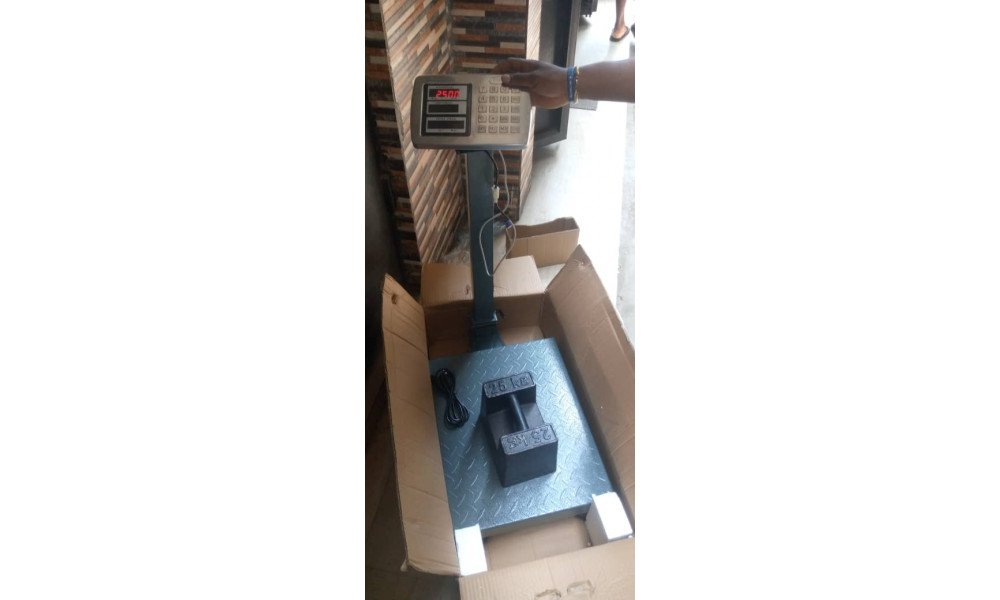 Toma Digital Platform Scale 150kg Metal Base- In Lagos Nigeria